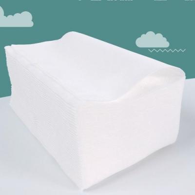 Cina Rimozione OEM Wipe Free Oil Organic Make Up Rimozione di salviettine in tessuto di cotone asciutto per il viso con etichetta privata in vendita