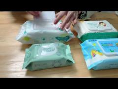 China OEM Factory Price Biodegradable Baby Wet Wipes 99.5 Pure Water Based Wipes