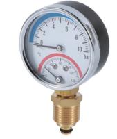 China 63mm Gas Manometer Thermometer 1/8