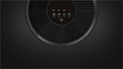 China Filtro composto eletrônico pequeno Ion Air Purifier With Hepa negativo de filtro de ar do odor à venda