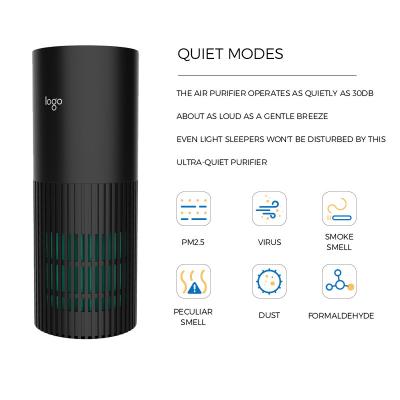 Cina Monitoraggio in tempo reale attivo di purificazione dell'automobile di USB HEPA del purificatore UV portatile dell'aria in vendita