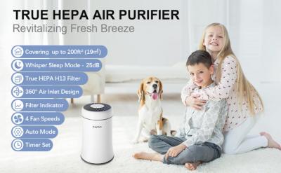 China Certificado Desktop do KC do filtro de Mini Anion Air Purifier With Hepa à venda