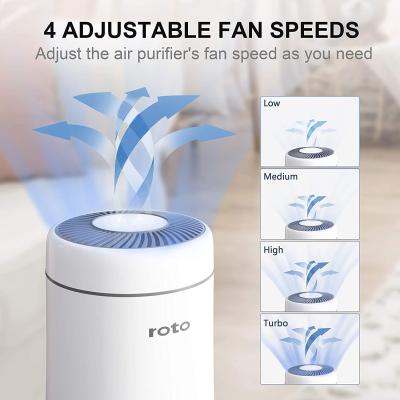 Cina Purificatore a basso rumore dell'aria di rimozione 99,9% del pulitore del purificatore dell'aria per gli odori del bagno in vendita