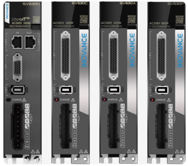 Quality INOVANCE SV630P SV630NS5R5I	0.75KW  1PH AC220V(±15%) 5.5A Modbus RTU Position/Speed/Torque IP20 for sale