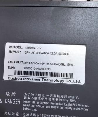 China INOVANCE IS620PT012I-C,IS620PT (Pulse/Analog),3PH 380VAC,3,3.0,12,28,14,Pulse/Dir,Ana,20/23bit Absolute,IP20 for sale