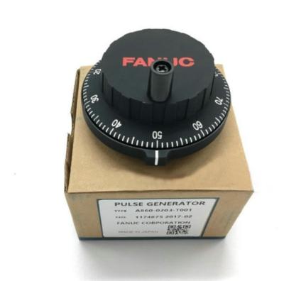 China FANUC A860-0203-T001 Manual Pulse Generator CNC Handwheel with 100 PPR Quadrature A/B-phase Signal and IP54 Protection for sale