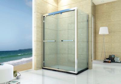 pièce de douche, clôture de douche, verre HTC-708 de douche d'acier inoxydable