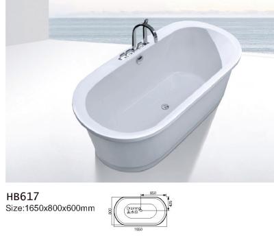 Chine Baignoires, baignoire libre sans robinet, douche HB617 de main à vendre