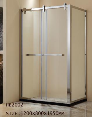 Pièce de douche en aluminium de cadre, clôture de douche, porte HB2002 1200X800X1950 de douche