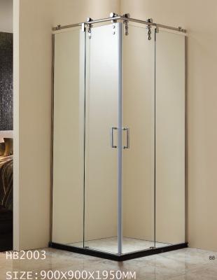 salle de bains, pièce de douche en aluminium de cadre, clôture de douche, porte HB2003 de douche