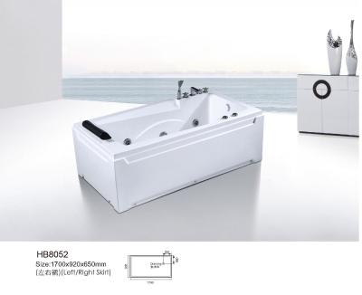 Chine Articles sanitaires, baignoires, jacuzzi, baignoire de massage, TOURBILLON HB8052 1700X920X650 à vendre