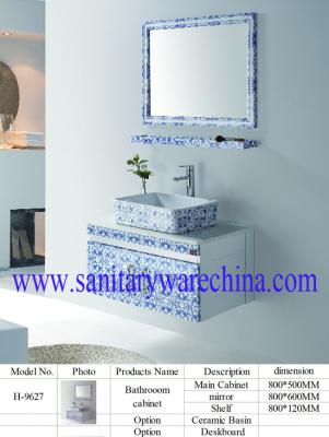 Modern Alunimun Bathroom Vanity/ aluminum alloy bathroom cabinet/Mirror Cabinet /H-9627