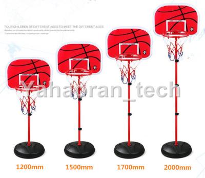 China made in china easy to carry kids play 4ft 5ft height sport basketball hoop stand with ball for sale