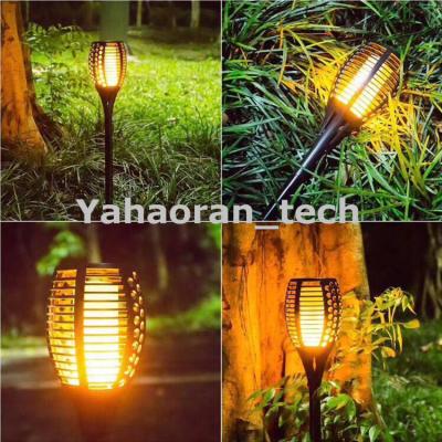 China Flickering Lamp Dust to Dawn Auto decoration lamp solar garden torch lights for sale