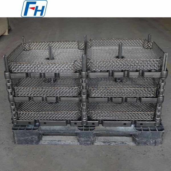 Quality 2.4879 Heat-resistant Steel Baskets for Auto Parts Continuous Furnace Adaptable Efficient for Batch Annealing for sale
