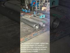 sch13 gas radiant tubes straight type heat resistant tube for heat treatment furnace