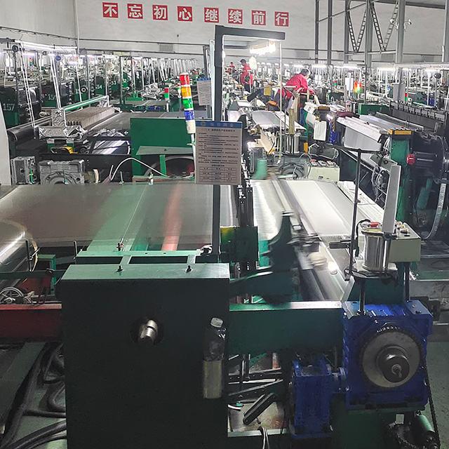 Close-up view of passivated 316L stainless steel filter mesh