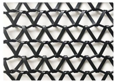 Cina 316l facciate tessute architettoniche di acciaio inossidabile Mesh Metal Spiral For Exterior in vendita