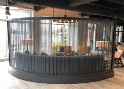 Cina cavo decorativo mobile di 5x5mm Mesh Screen Curtain Stainless Steel per la finestra dell'hotel in vendita
