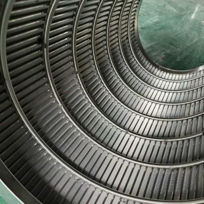 Cina Filtro piatto in rete metallica a cuneo in acciaio inossidabile per vaglio vibrante con foro rettangolare in vendita