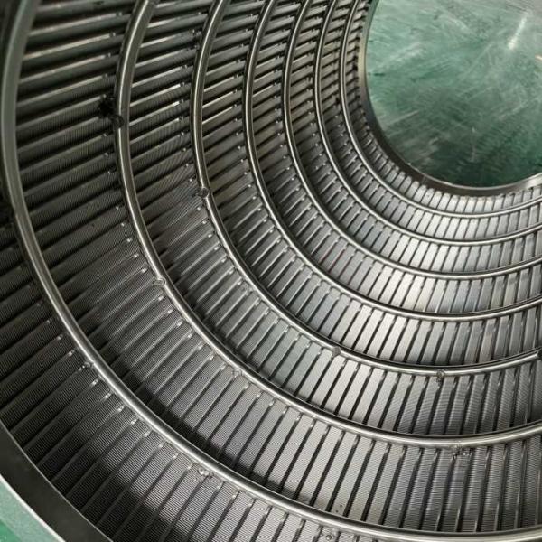 Quality Flat Filter Stainless Steel Wedge Wire Mesh For Vibrating Sieve Rectangle Hole for sale