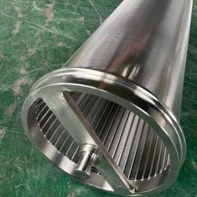 Cina Filtro piatto in rete metallica a cuneo in acciaio inossidabile per vaglio vibrante con foro rettangolare in vendita