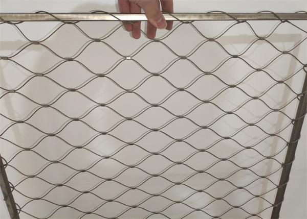 Quality Customizable Stainless Steel Rope Mesh SS316 1.5mm For Building Protection for sale
