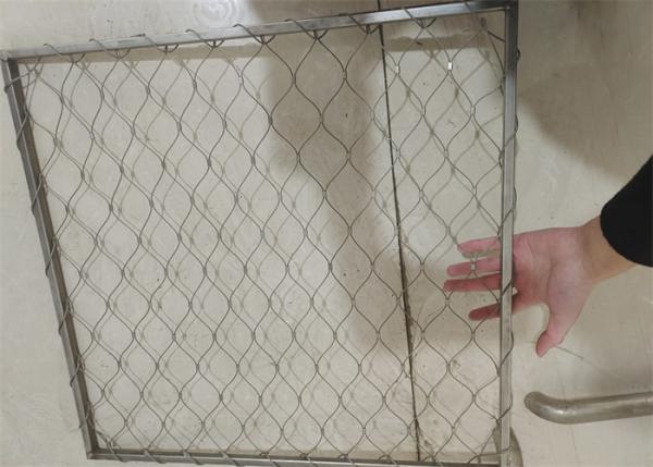 Quality Customizable Stainless Steel Rope Mesh SS316 1.5mm For Building Protection for sale