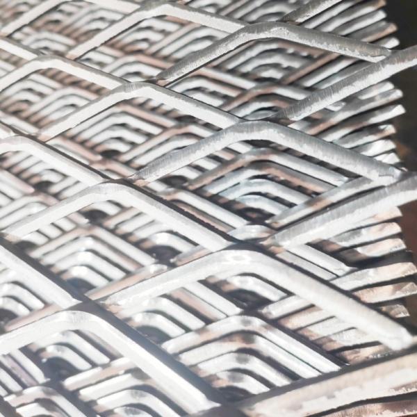 Quality Stretched Diamond Expanded Metal Mesh For Grating Roof Platform for sale