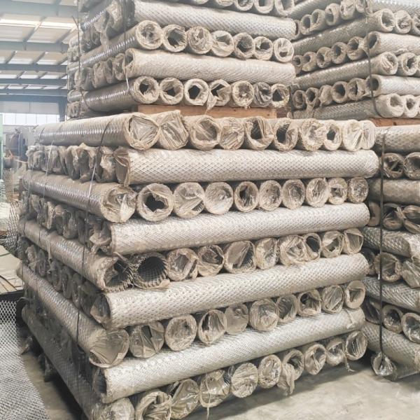 Quality Stretched Diamond Expanded Metal Mesh For Grating Roof Platform for sale