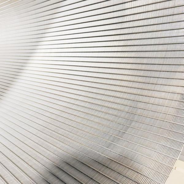 Quality V Shaped Open Wire Stainless Steel Wedge Wire Mesh 6 M Length for sale