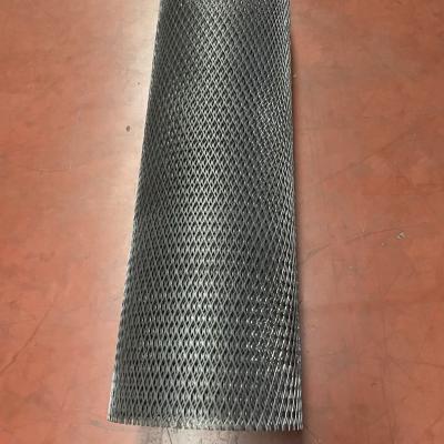 China 10×20 Carbon Steel Flattened Expanded Metal Sheet For Building Outer Wall for sale