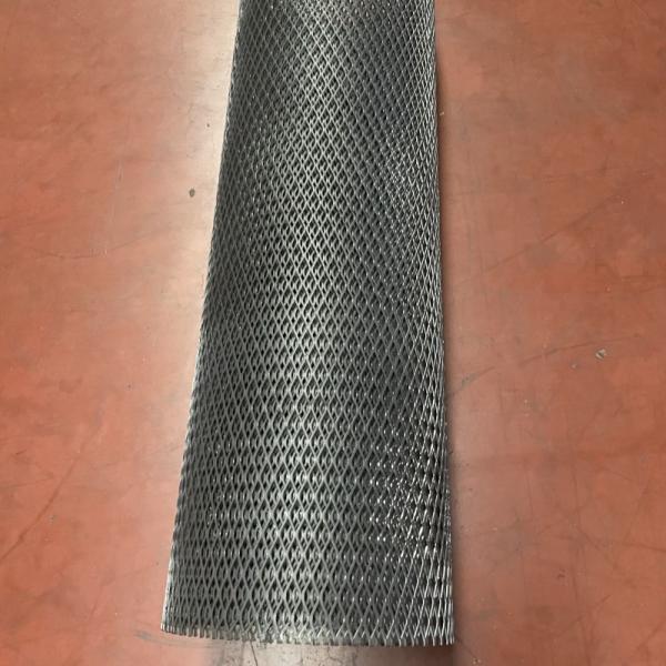 Quality 10×20 Carbon Steel Flattened Expanded Metal Sheet For Building Outer Wall for sale