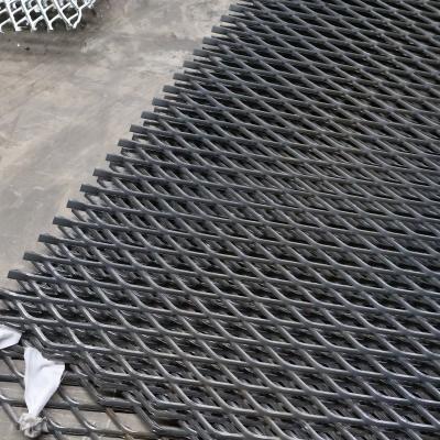 China 10×20 Carbon Steel Flattened Expanded Metal Sheet For Building Outer Wall for sale