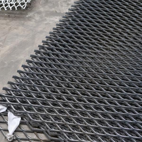 Quality 10×20 Carbon Steel Flattened Expanded Metal Sheet For Building Outer Wall for sale