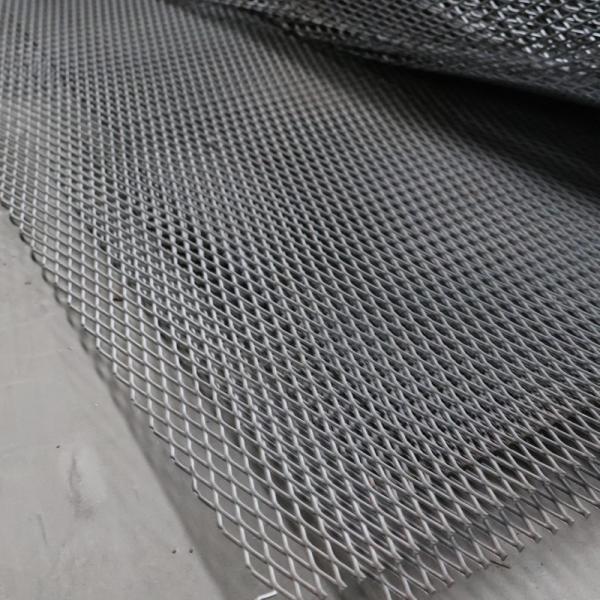 Quality 10×20 Carbon Steel Flattened Expanded Metal Sheet For Building Outer Wall for sale