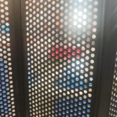 China Aluminum Folding Perforated Metal Mesh For Screen Sliding Door for sale
