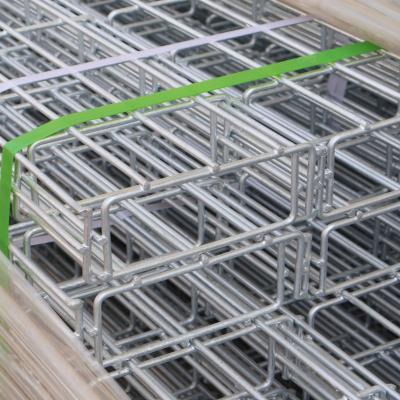 China Gelaste Q235 Stalen Gaas Mand Kabelgoot 3000mm Lengte Gaas Draad Kabelgoot Te koop