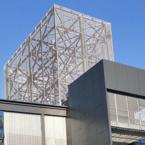 Quality Anodized Expanded Aluminium Mesh Sheets 4 Feet*8 Feet For Facade Cladding for sale