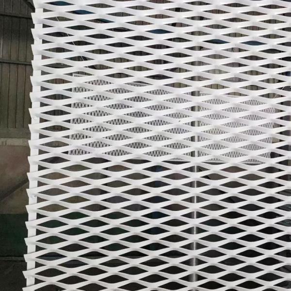 Quality Anodized Expanded Aluminium Mesh Sheets 4 Feet*8 Feet For Facade Cladding for sale