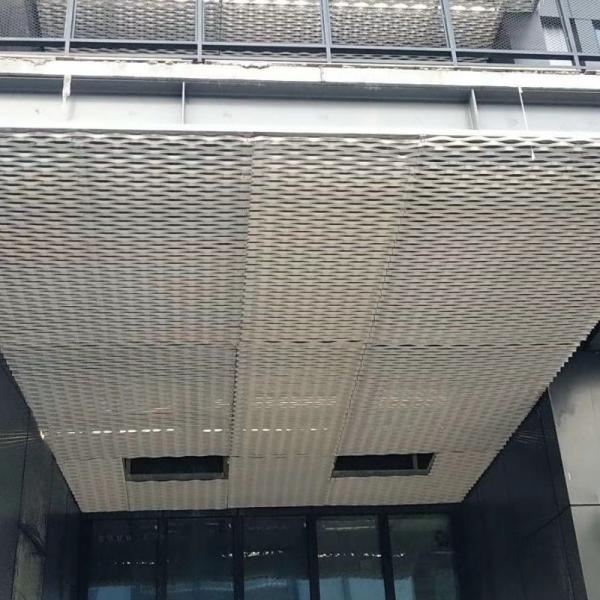 Quality 3mm-5mm Thick Powder Coated Expanded Aluminum Wire Mesh For Decorative Buildings for sale