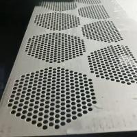 China Round Hexagonal Perforated Metal Mesh Sheet For Construction Decoration for sale