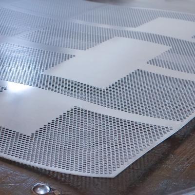 Cina Dischi metallici perforati galvanizzati a buco rotondo in vendita