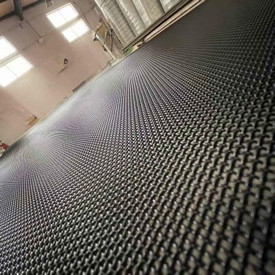 China Beveiliging Tuff Screen Mesh Zwart roestvrij staal draadnet AISI 316/304 Voor venster Te koop