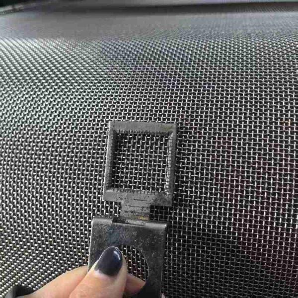 Quality Security Tuff Screen Mesh Black Stainless Steel Wire Mesh AISI 316/304 For for sale