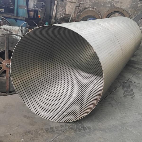 Quality 304 Stainless Steel Wedge Wire Screen For Filtration Wedge Wire Filter Screen Pickling for sale
