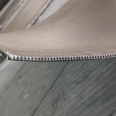 China 304 Stainless Steel Wedge Wire Screen For Filtration Wedge Wire Filter Screen Pickling for sale