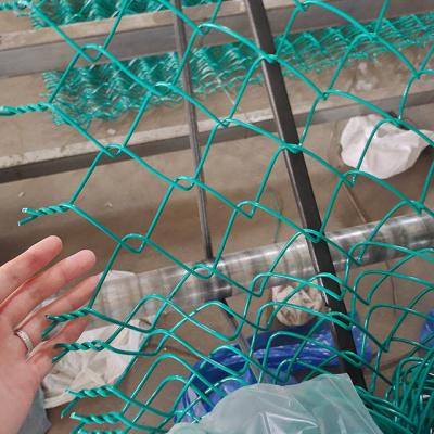 Cina Filo zincato 304 316 Rete a maglia a catena rivestita in PVC per protezione in vendita
