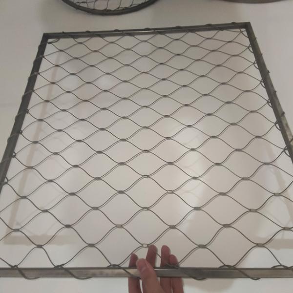 Quality Durable 316 Stainless Steel Wire Rope Mesh Decoration With Polished Glvanized for sale