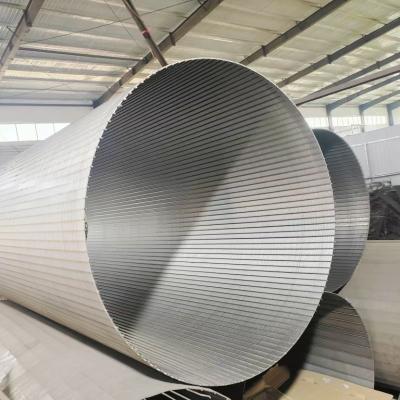 China Durable Screen Sieve Plate SS Wedge Wire Filter Screen Max 6m Slotted Hole for sale
